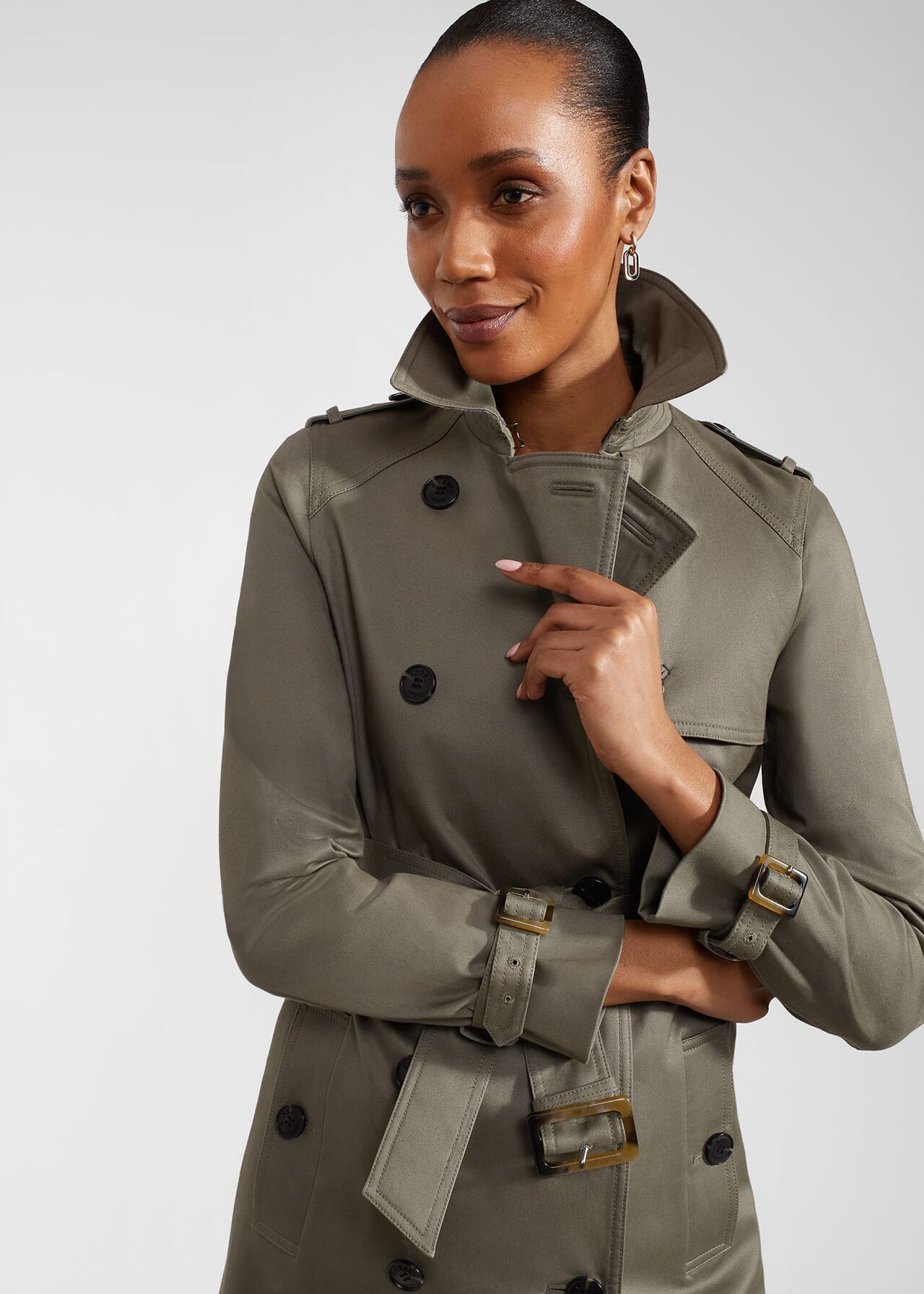 Lisa Trench Shower Resistant Trench Coat