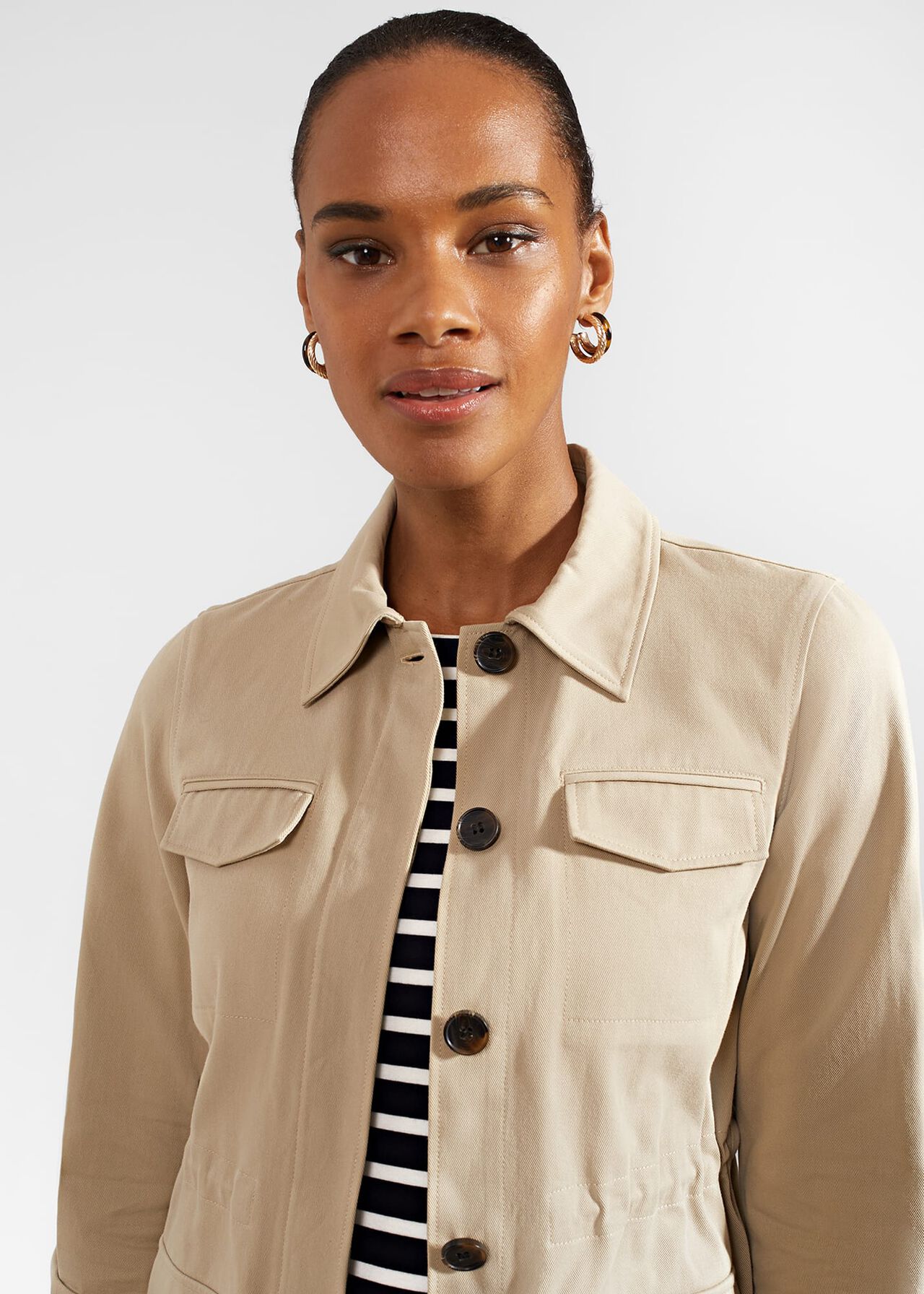 Mandy Cotton Jacket | Hobbs US