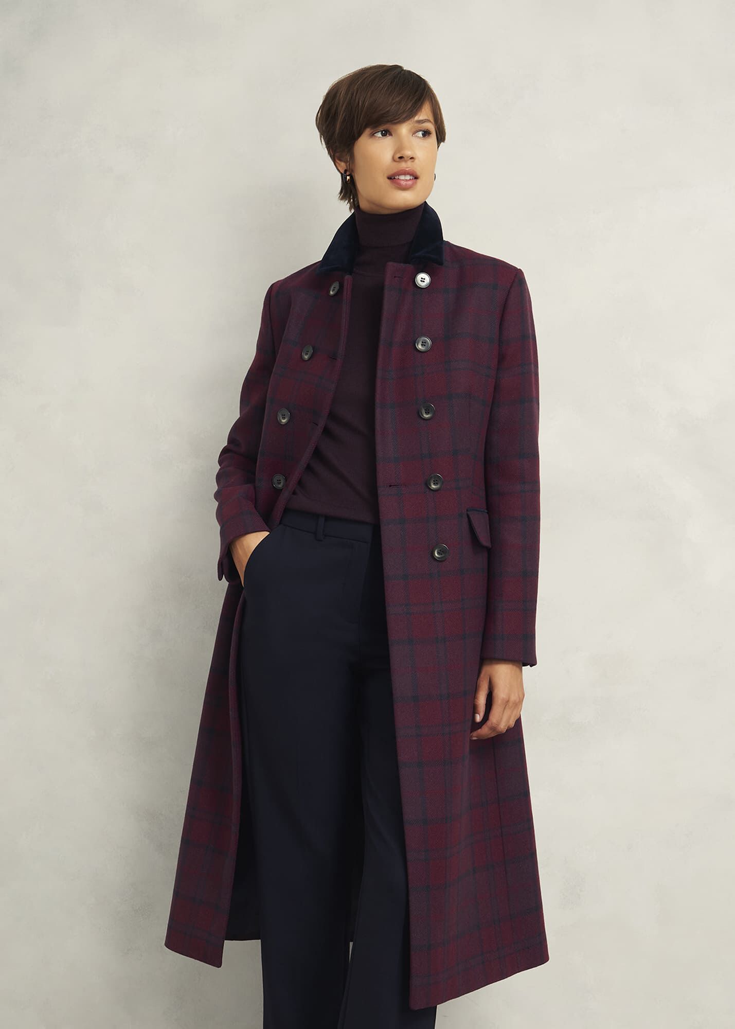 Patricia Wool Blend Coat | Hobbs UK