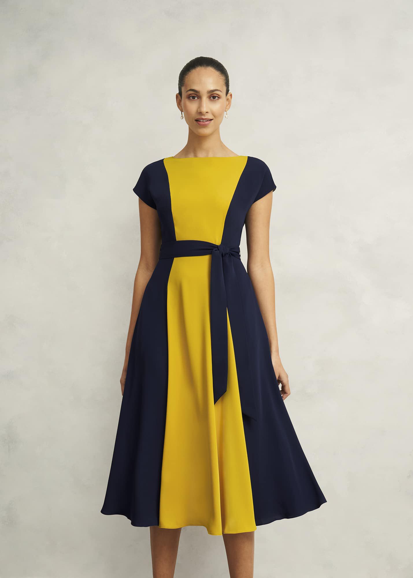 Emery Tie Belted Dress | Hobbs UK