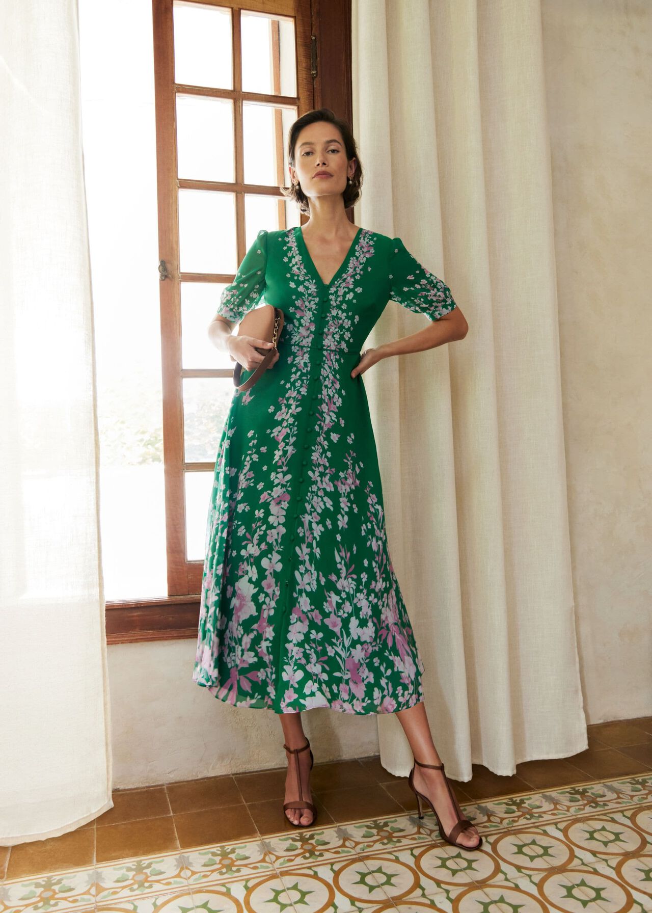 Ana Silk Dress Outfit