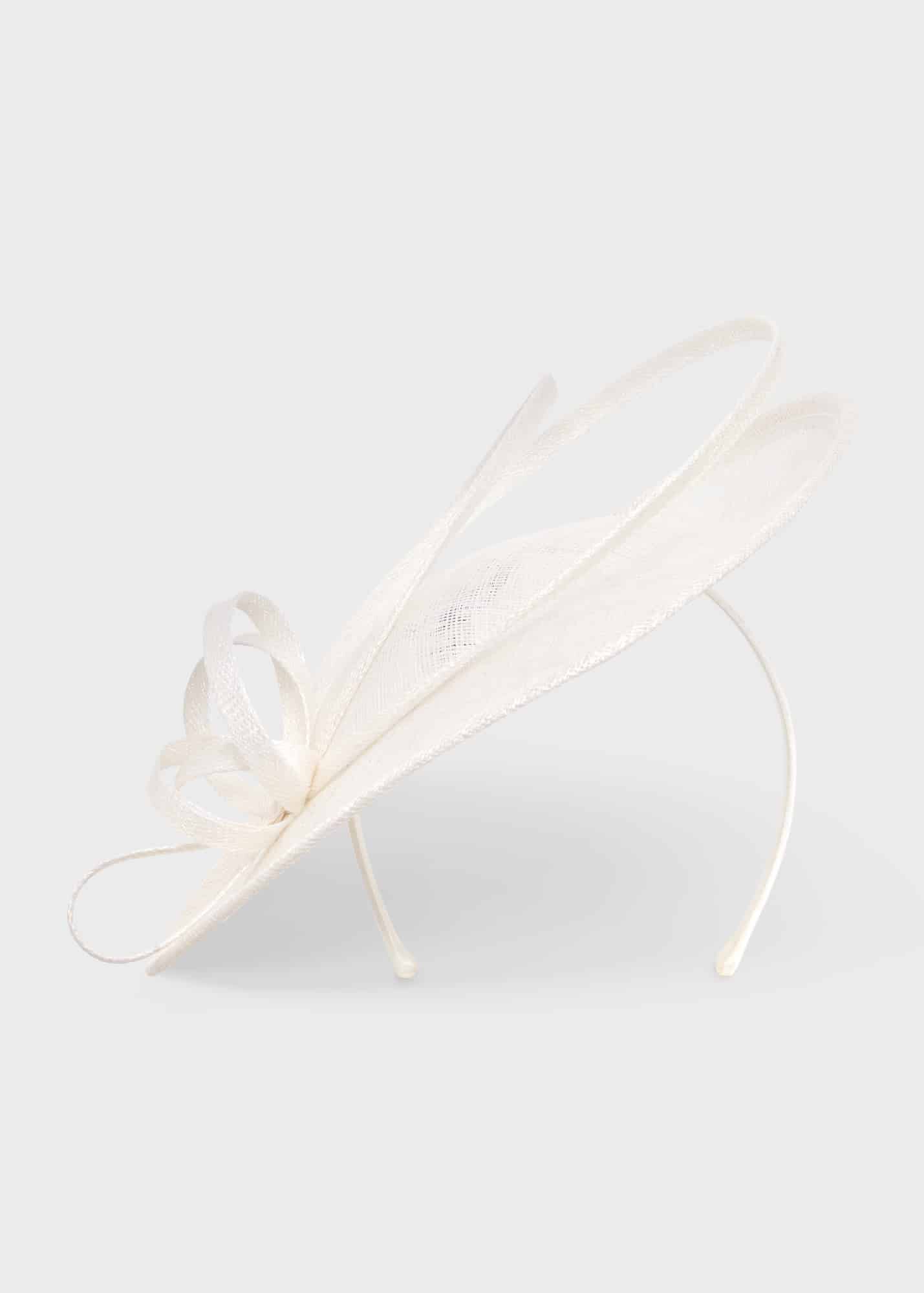 Ivory Fascinator With Sculptural Bow | Hobbs UK