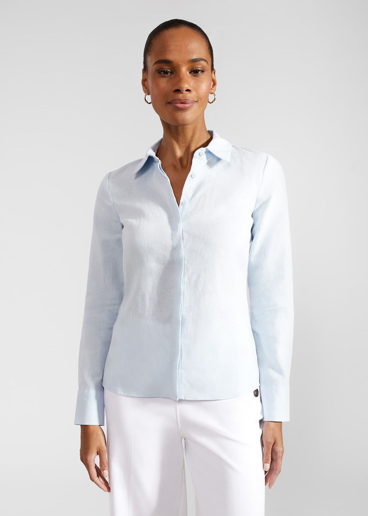 Victoria Linen Shirt | Hobbs ROW