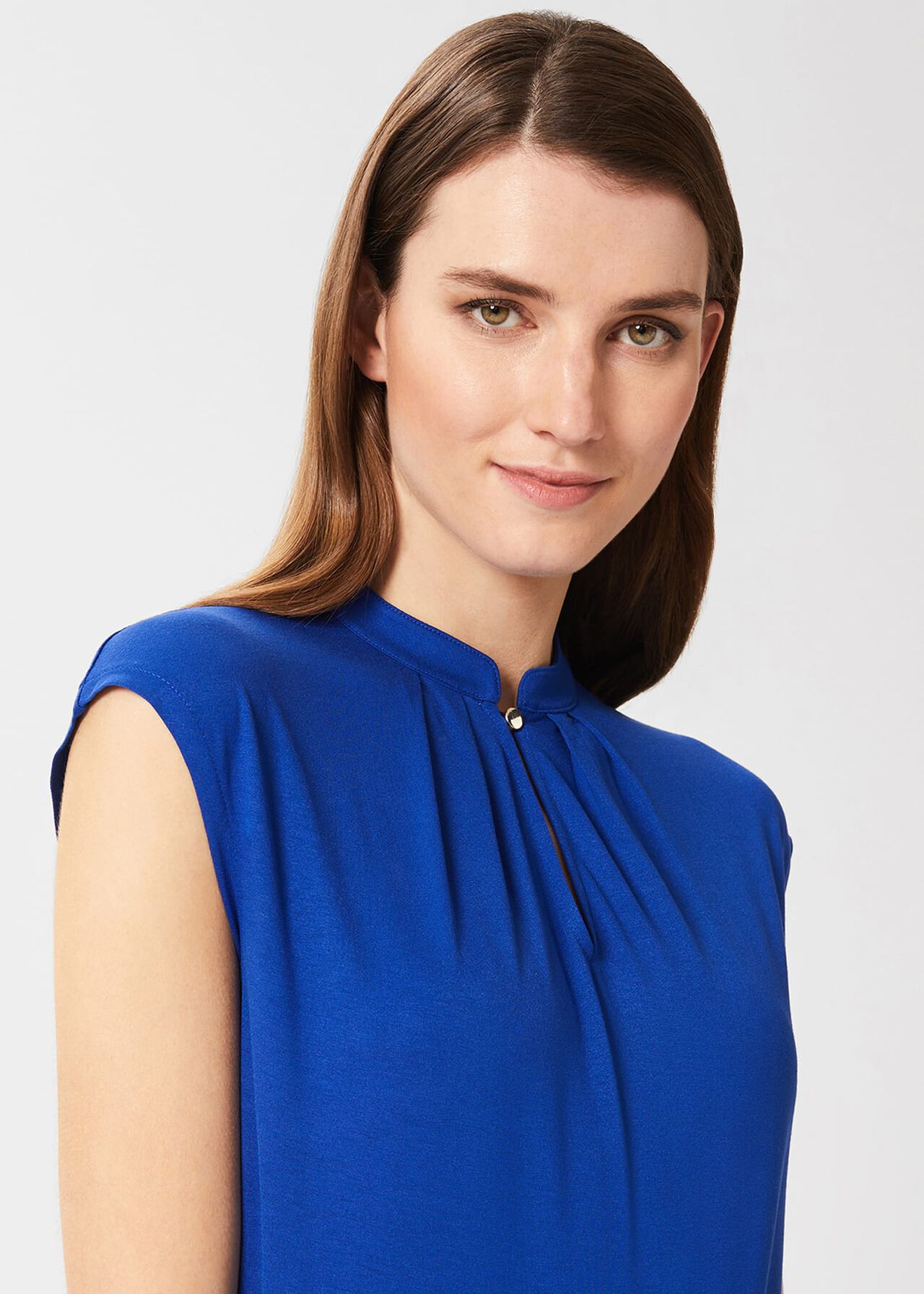 Maeve Button Neck Top