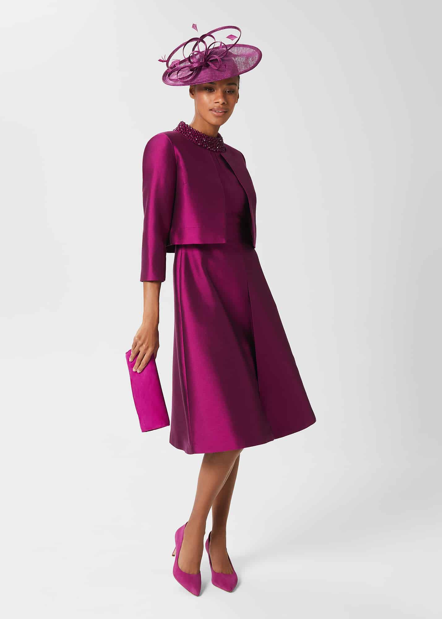 Marcella Silk Blend Jacket | Hobbs UK