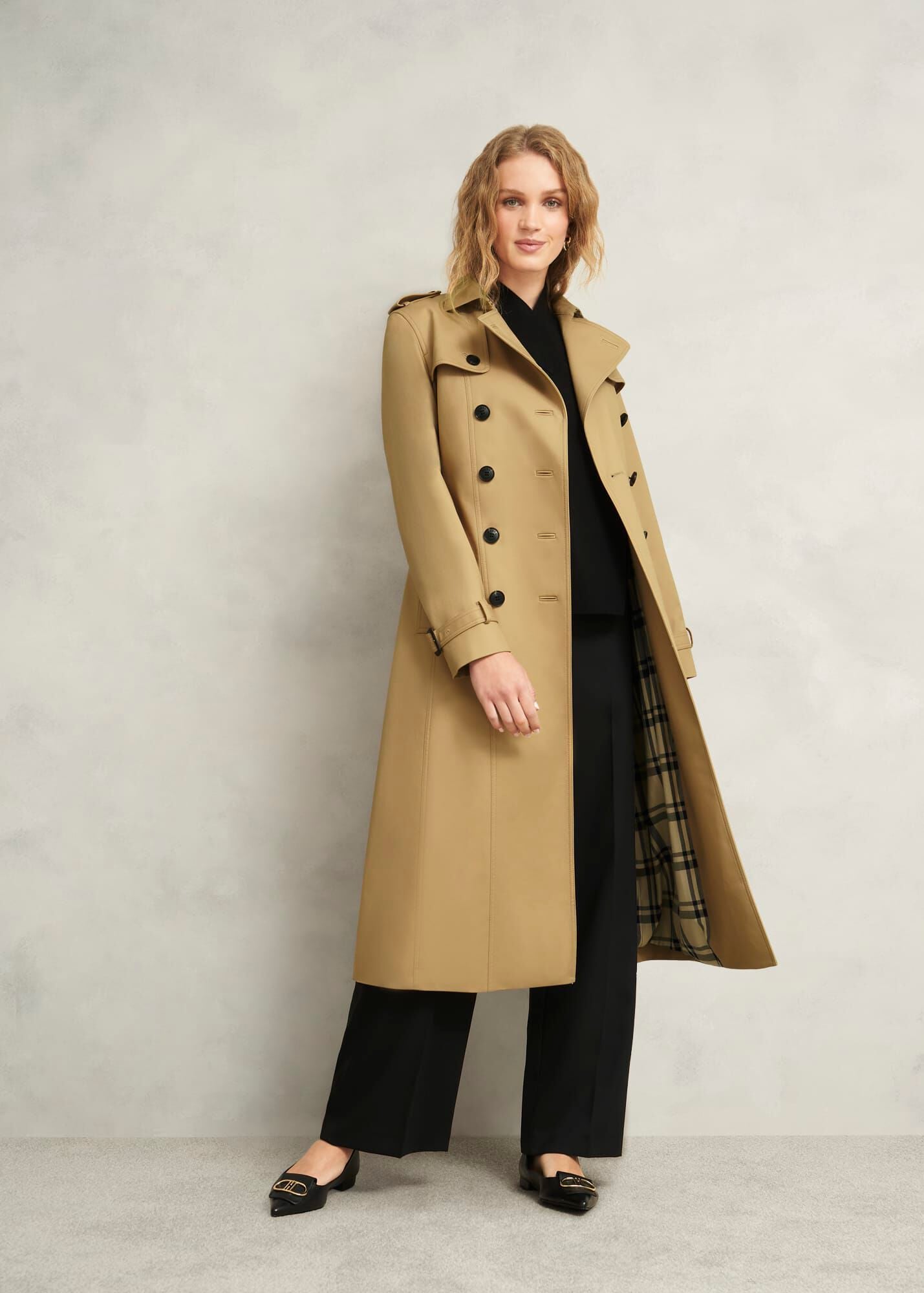 Skylar Shower Resistant Midi Trench | Hobbs US
