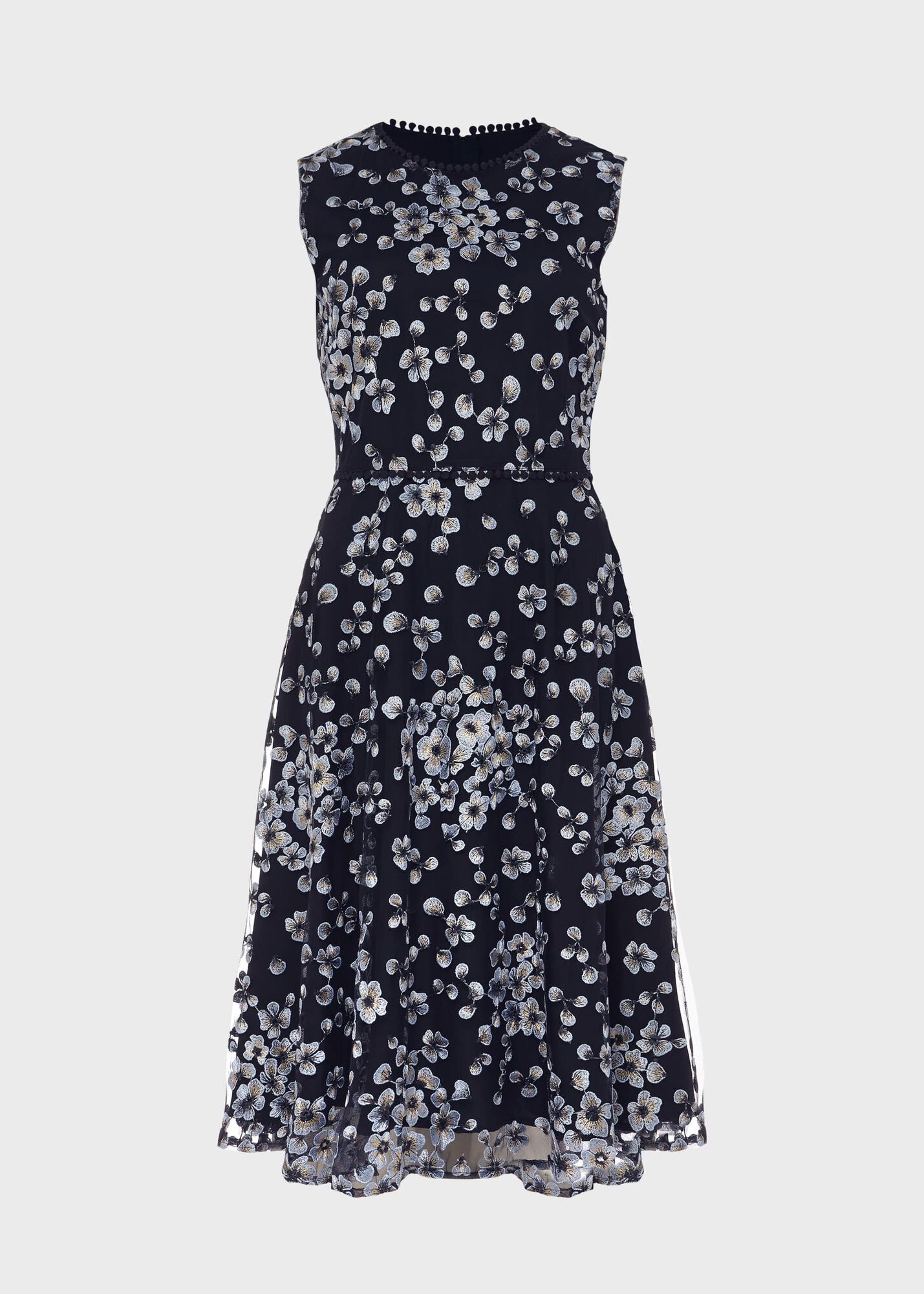Lilith Embroidered Floral Dress | Hobbs UK