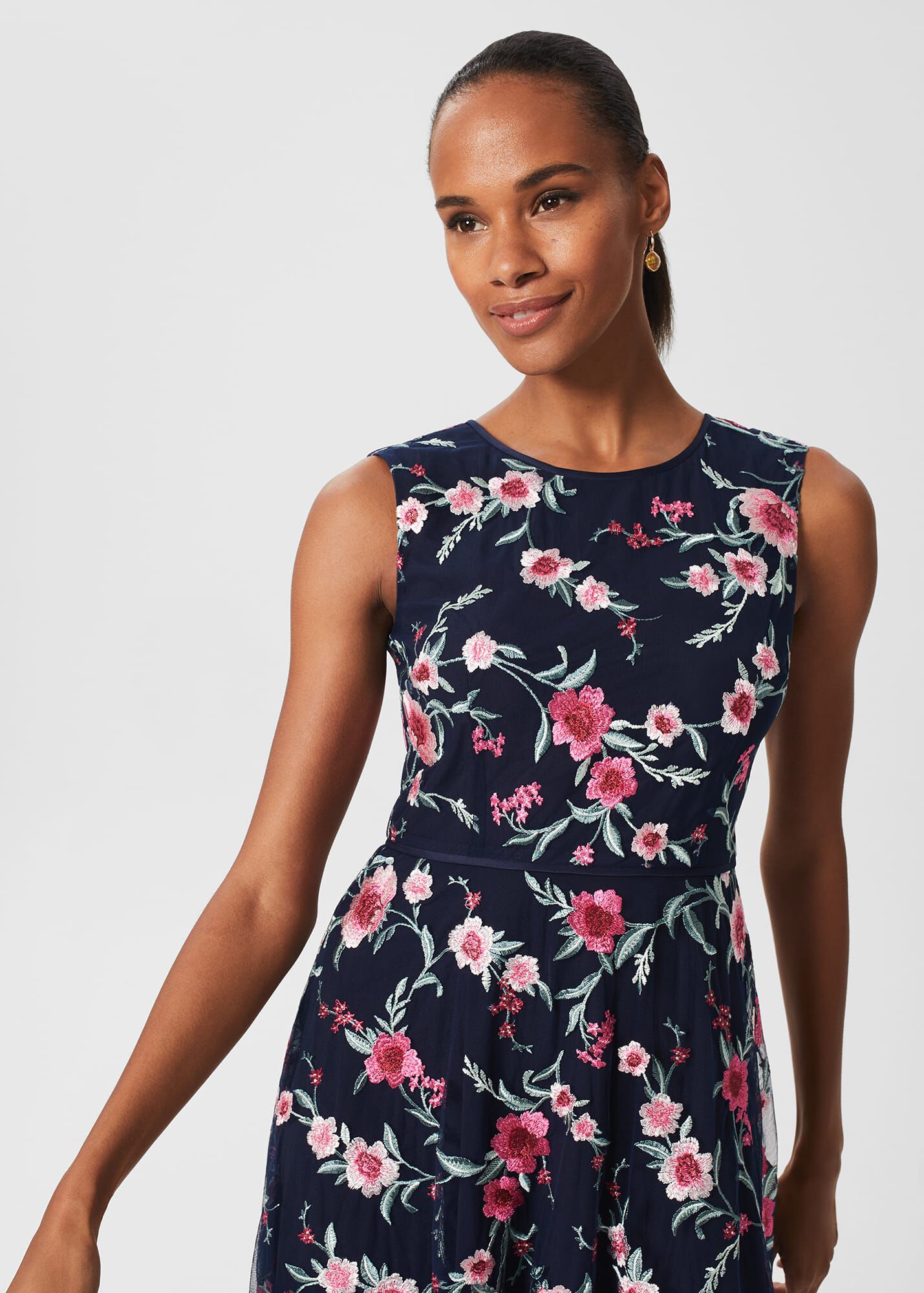 Rosella Embroidered Floral Dress