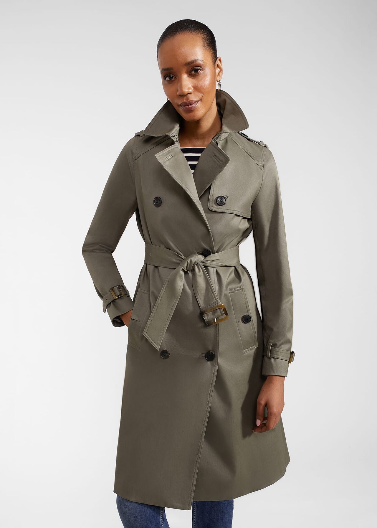 Lisa Trench Shower Resistant Trench Coat