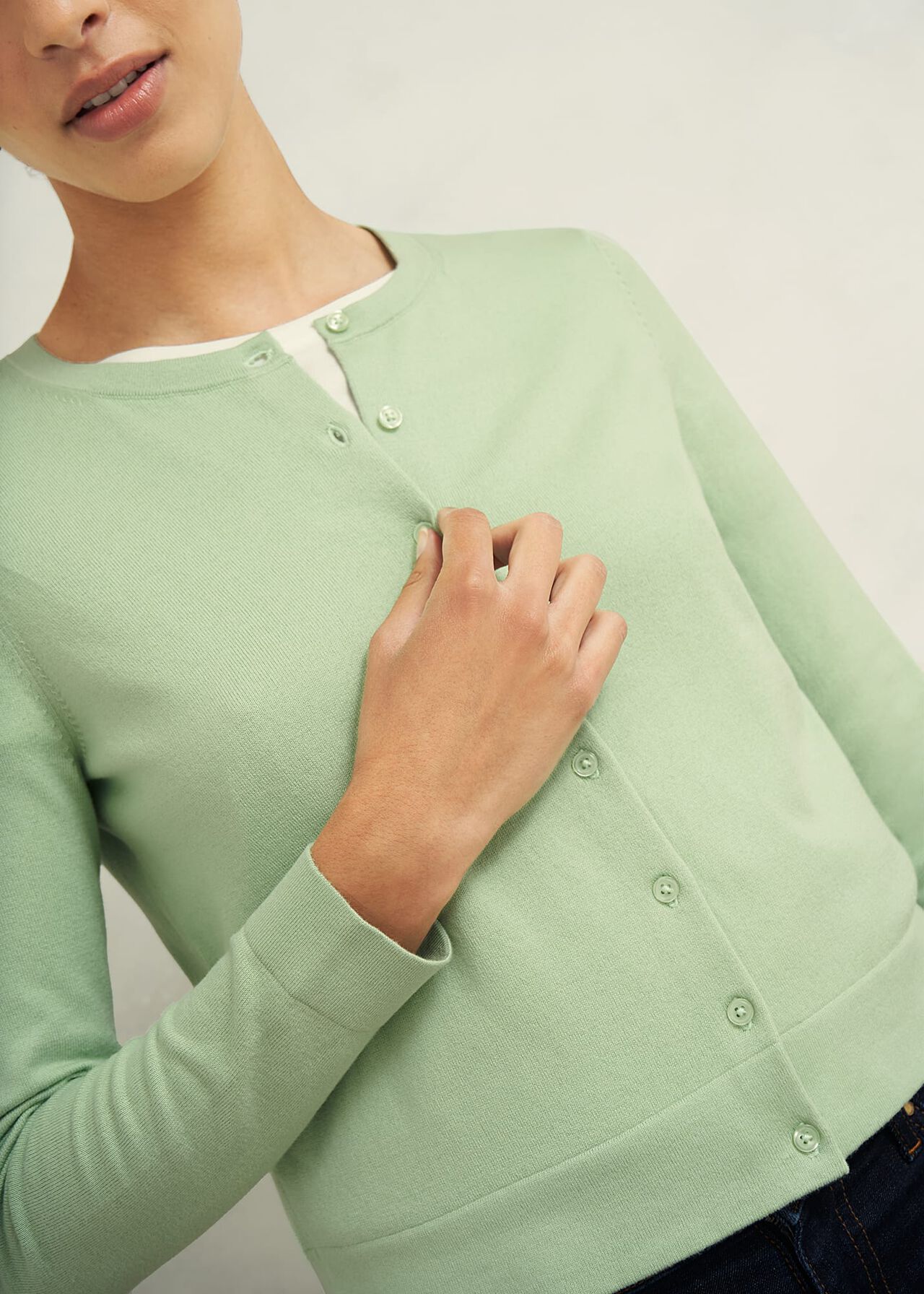Michelle Cotton Cardigan | Hobbs UK