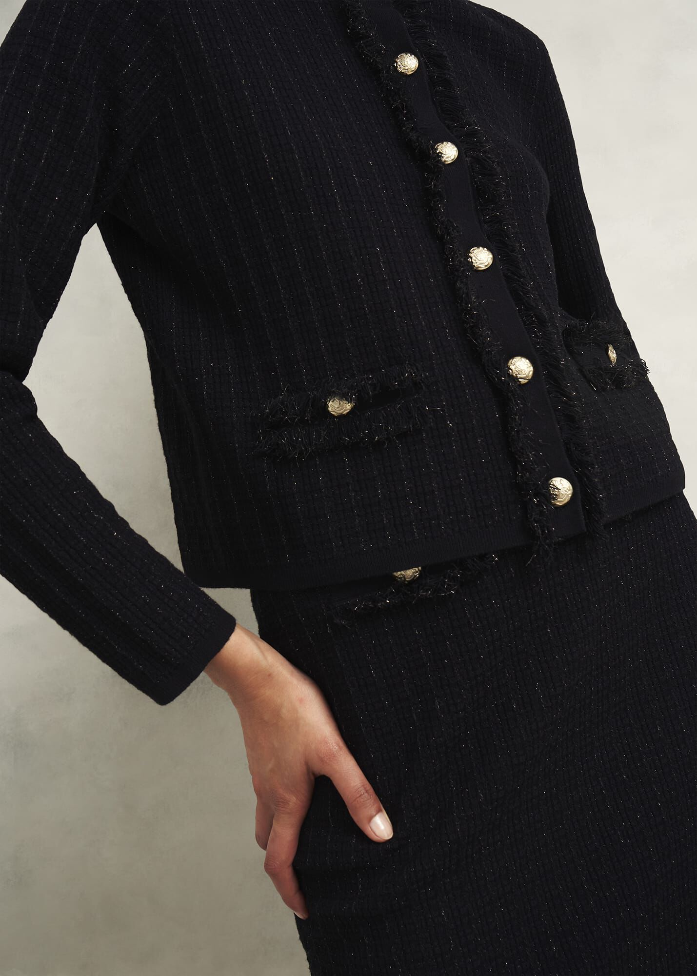 Sairey Knitted Jacket | Hobbs US | Sairey Knitted Jacket | Hobbs US |