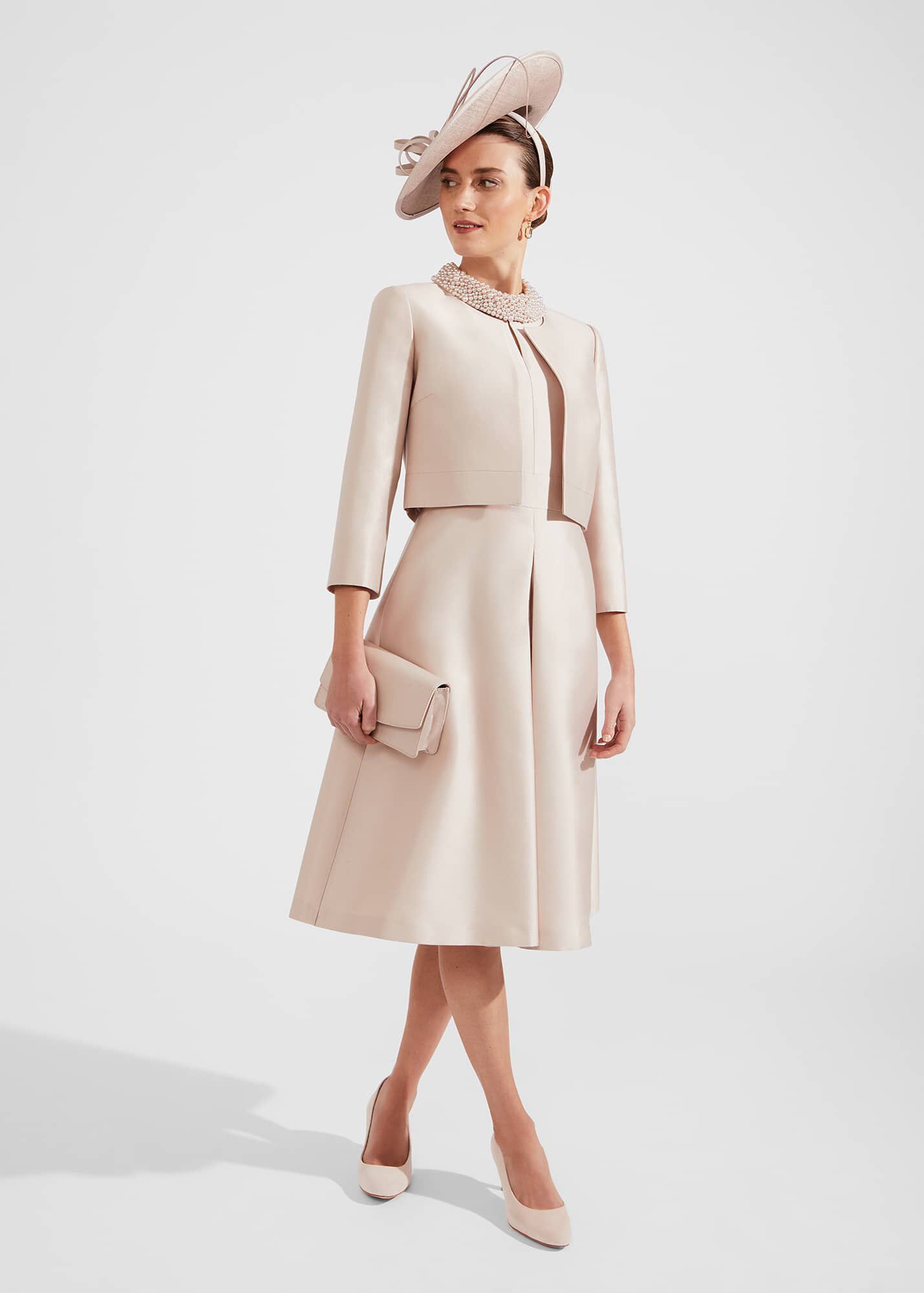 Marcella Silk Blend Dress | Hobbs ROW