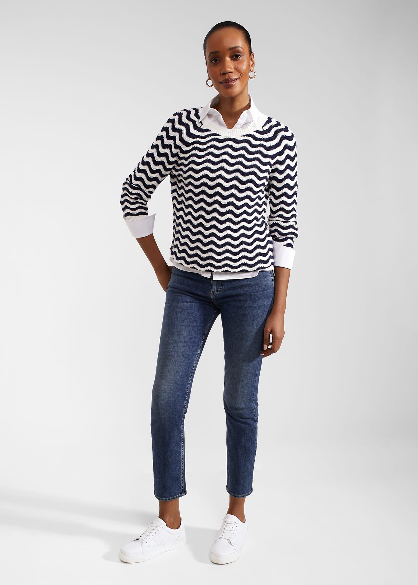 Lulu Cotton Sweater | Hobbs US