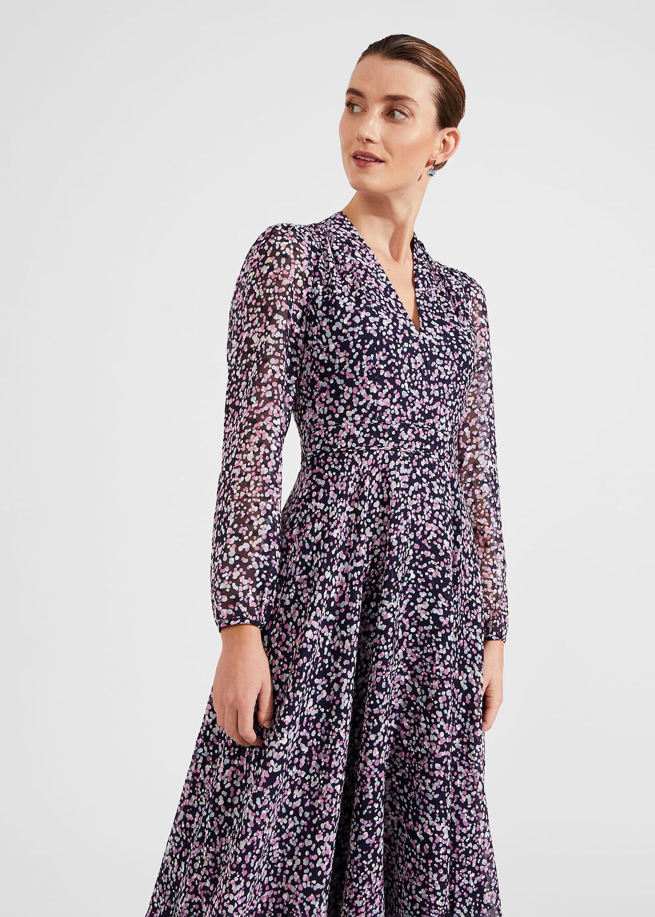 Aurora Fit And Flare Dress | Hobbs US