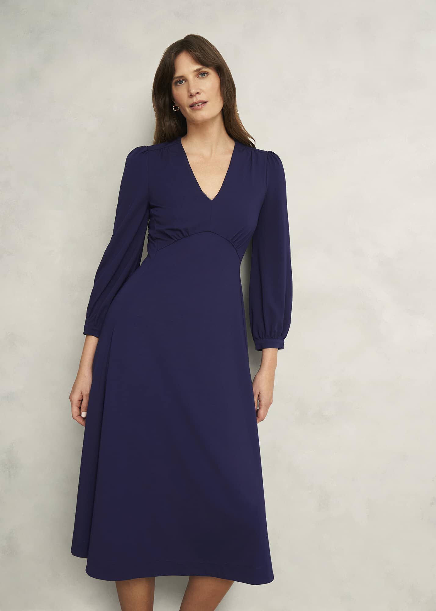 Agatha Ponte Dress | Hobbs UK