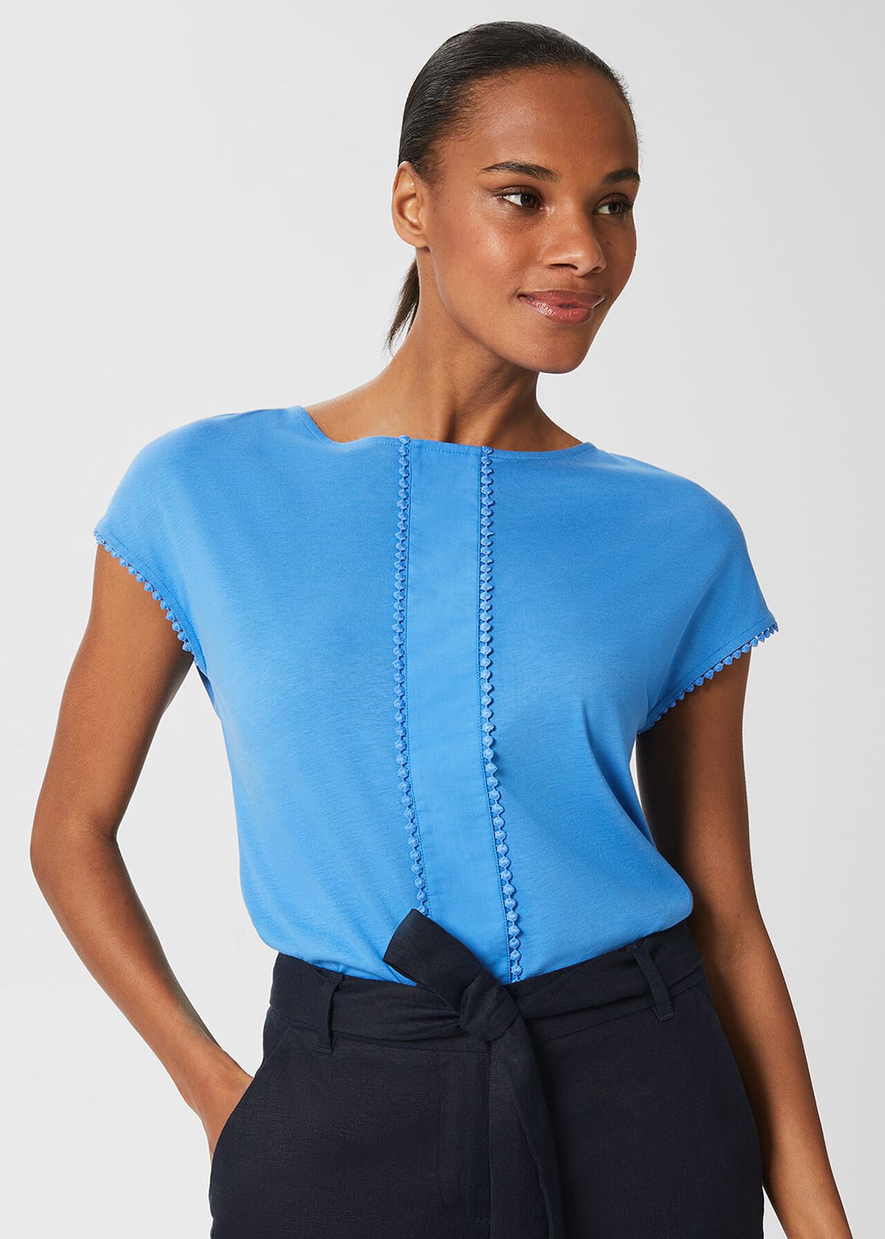 Katelena Cotton Top | Hobbs UK