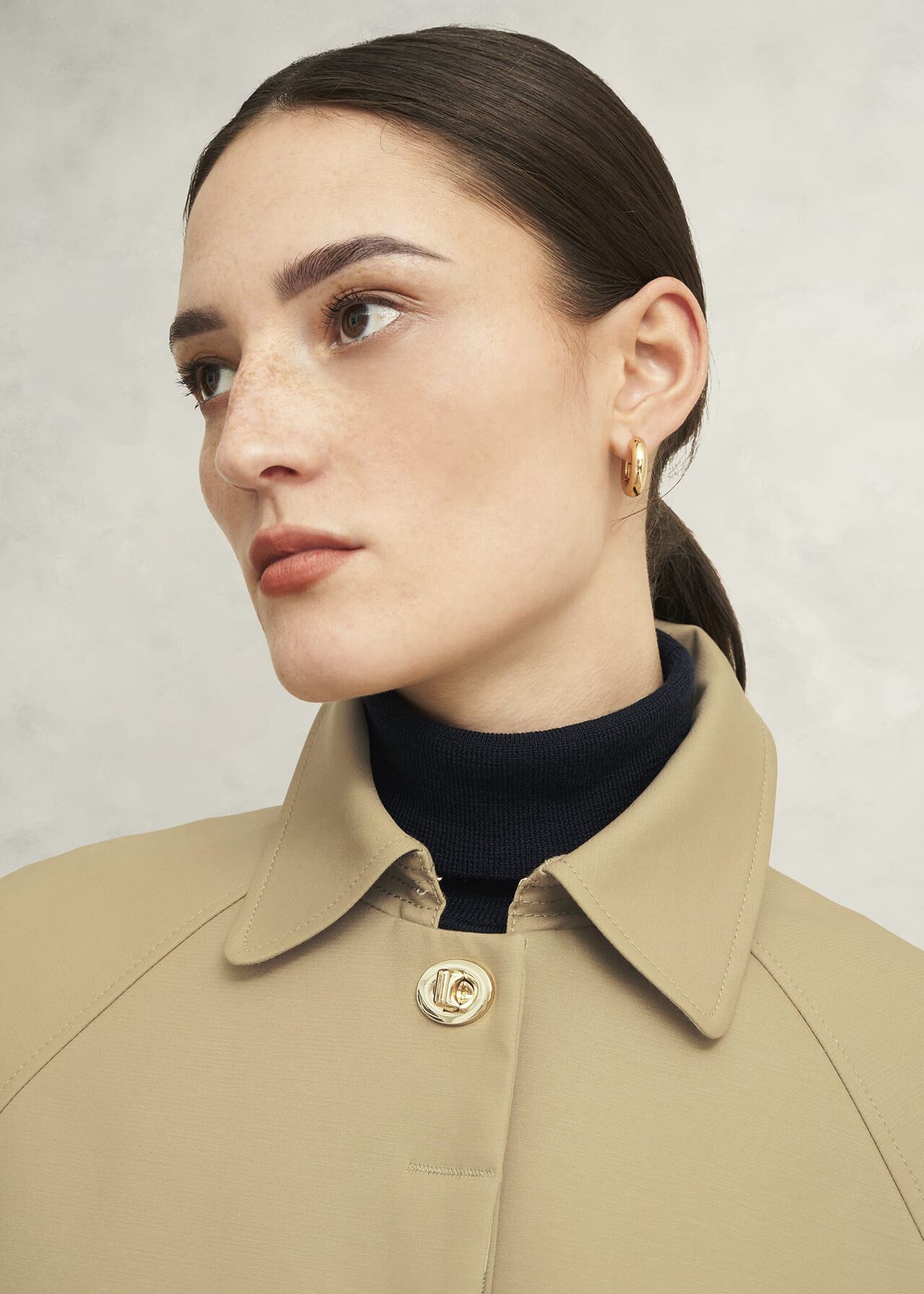 Petite Vivienne Shower Resistant Trench Coat | Hobbs UK