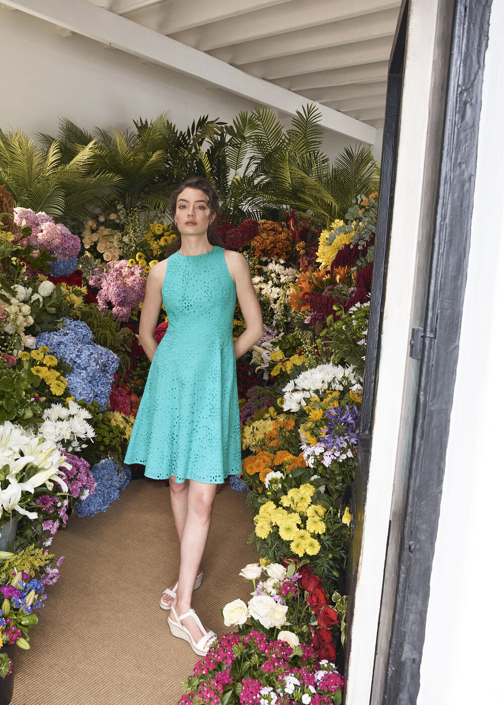 Parling Broderie Dress | Hobbs ROW