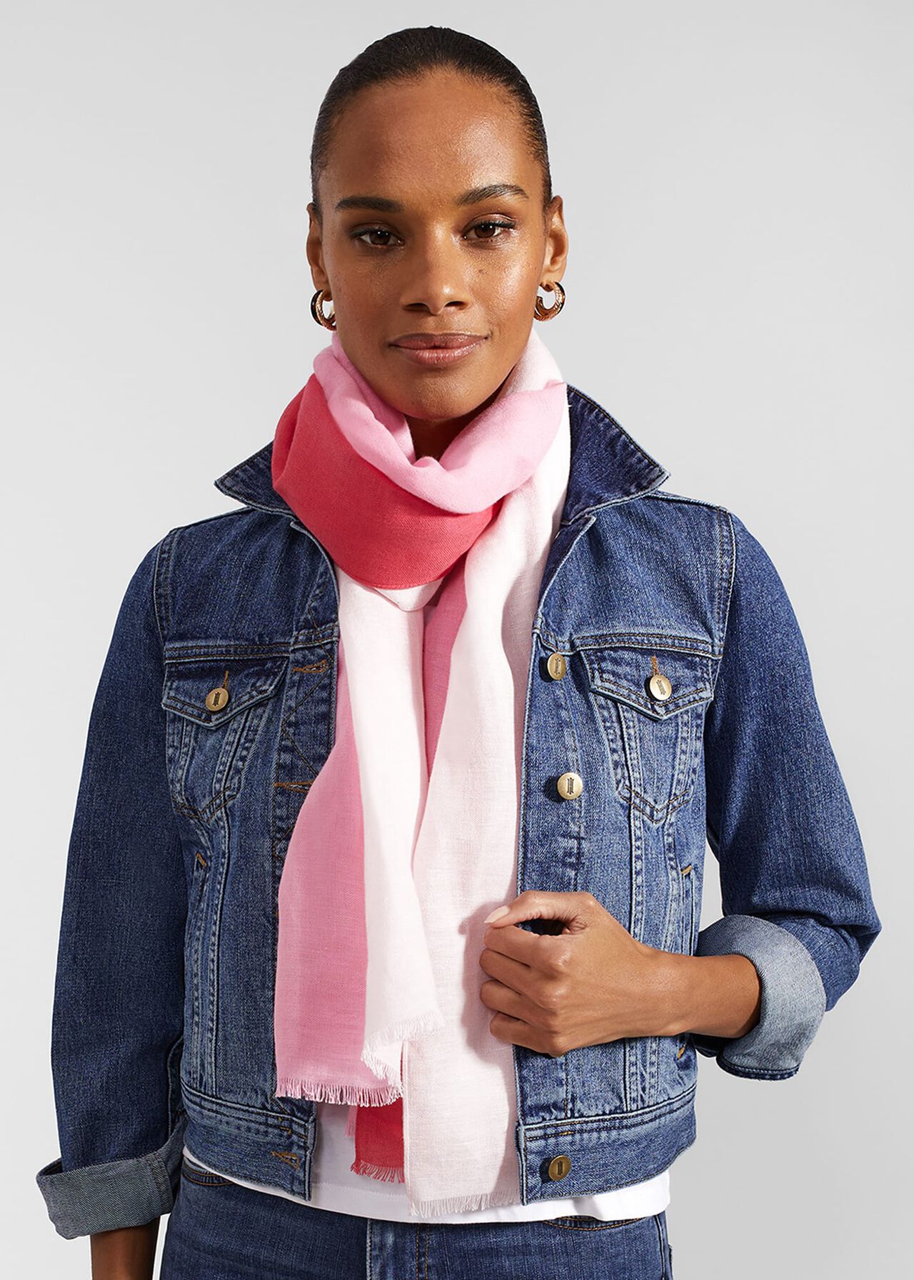 Juliette Linen Blend Scarf | Hobbs UK