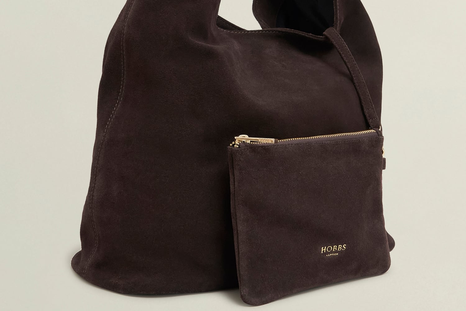 Blakely Suede Shoulder Bag | Hobbs UK