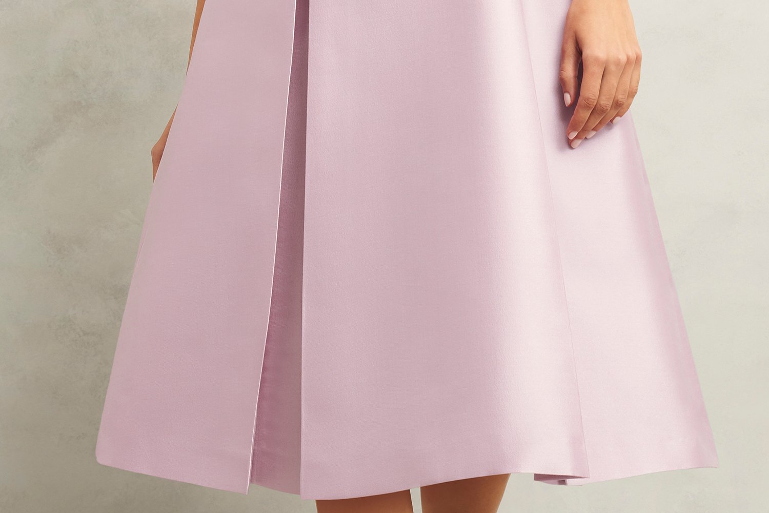 Rhea Wool Silk Dress | Hobbs US