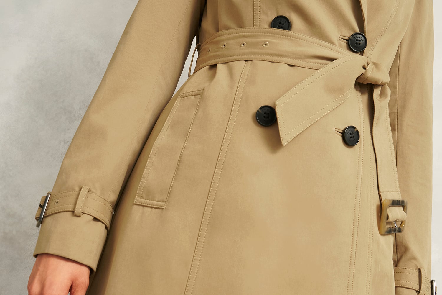 Aria Shower Resistant Trench Coat | Hobbs UK