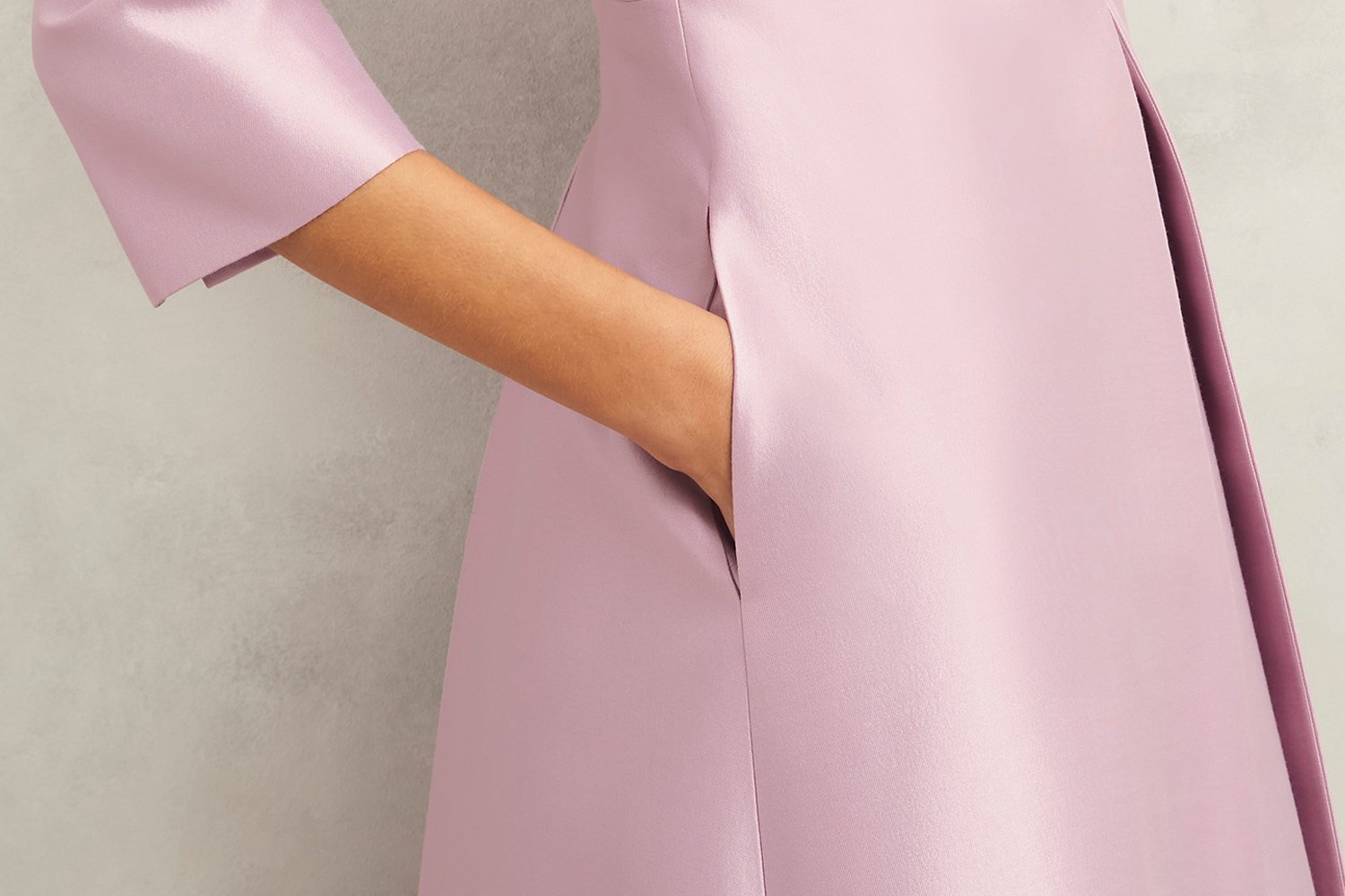 Rhea Wool Silk Coat | Hobbs AU